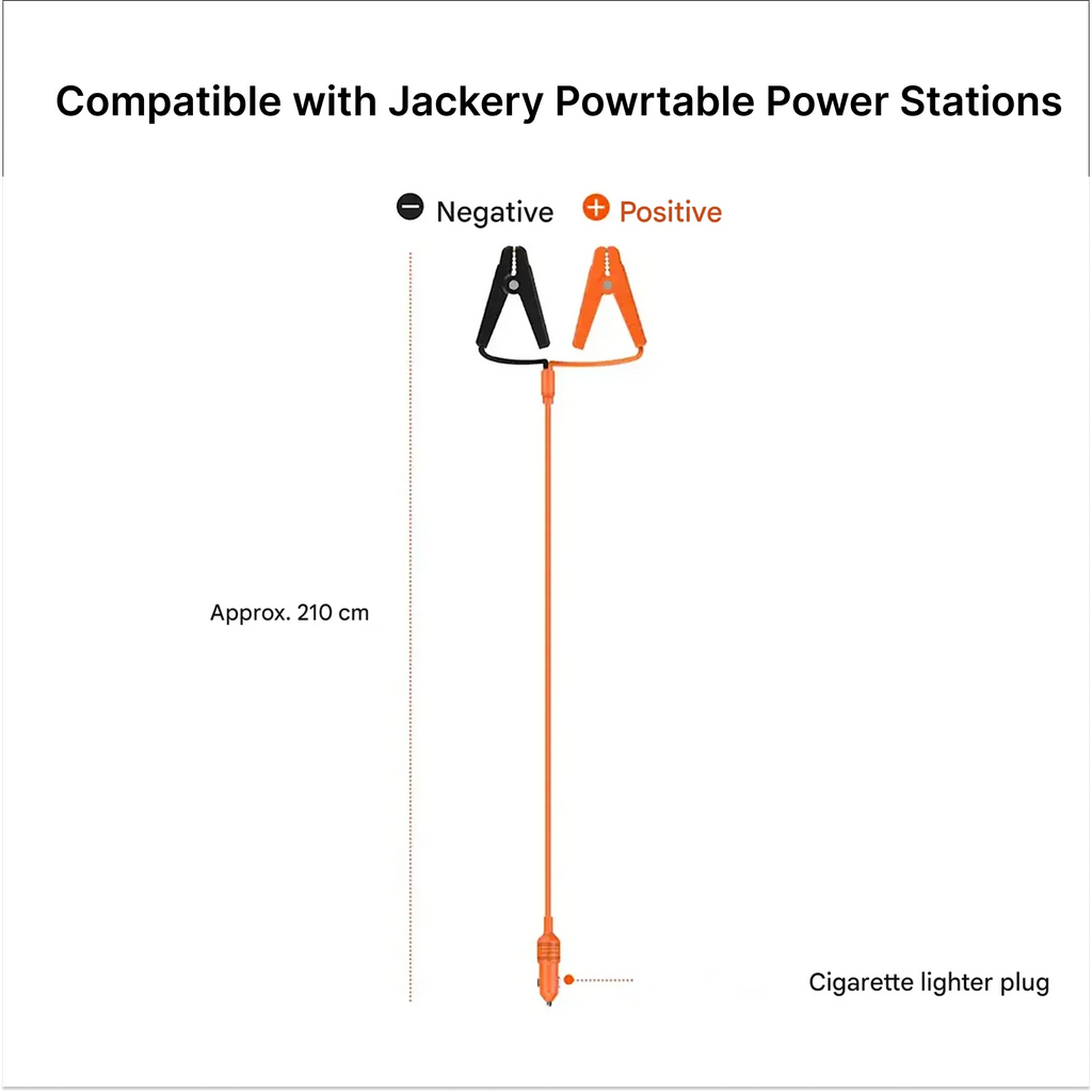 Jackery 12V Automobile Battery Charging Cable – Jackery United Kingdom